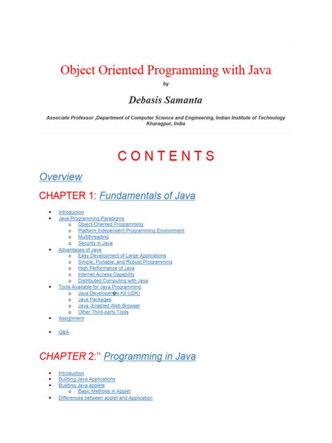 Java by Debasis Samanta | PDF | Java (Programming Language) | Java Virtual Machine