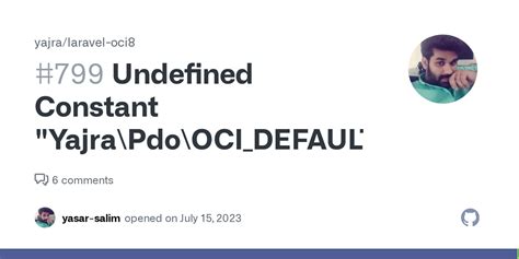 Undefined Constant Yajrapdoocidefault · Issue 799 · Yajralaravel