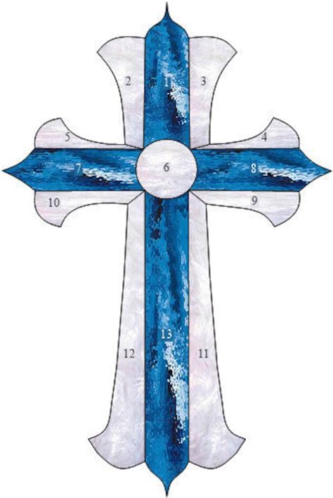 Easy Stained Glass Cross Patterns At Rory Barbour Blog