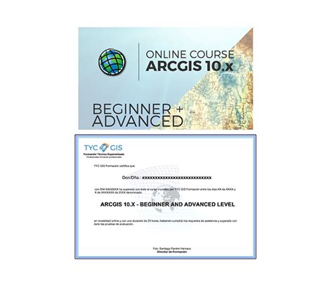 Arcgis Beginner Advanced Level Certificate Gis Course Tyc Gis Training