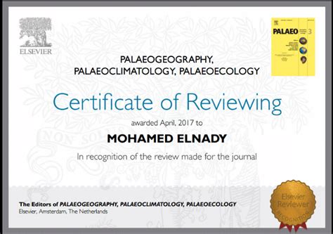 Pdf Certificate Elsevier