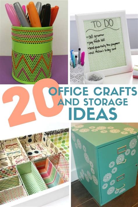 18 Craft Ideas For Your Home Office The Crafty Blog Stalker Office