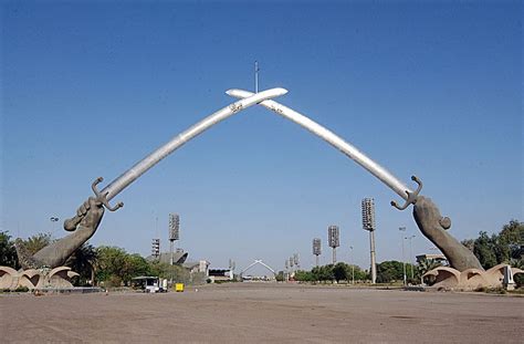 Victory Arch In Baghdad Iraq Message Of Power Through Sheer