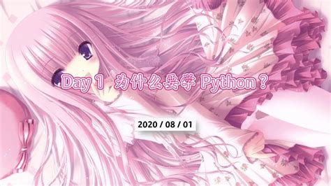 Day1 为什么要学python 哔哩哔哩 Day1 为什么要学python 哔哩哔哩