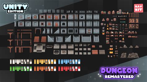 kaykit dungeon remastered pack for unity