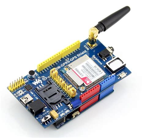 Buy Waveshare Gsm Gprs Gps Sim908 Shield Botland Robotic Shop