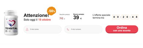 Tensital Ãˆ Sicuro O No Vantaggi Come Funziona Vantaggi Capsula Italy
