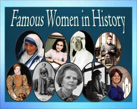 Famous Important Women In History Powerpoint Informational Slideshow