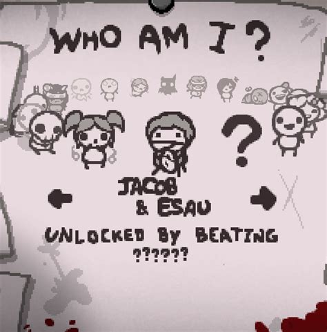 Who should I unlock Jacob and Esau with? : r/bindingofisaac