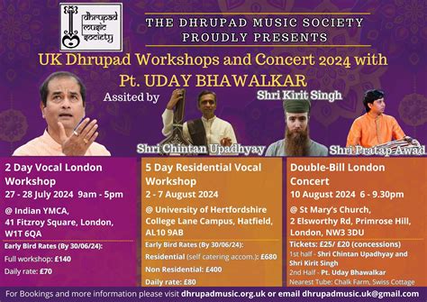 Open For Bookings 2024 Programme — Dhrupad Music Society Open For Bookings 2024 Programme — Dhrupad Music Society