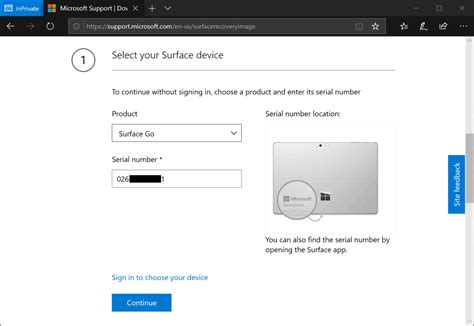 Surface Go Tip How To Download The Official Recovery Image SurfaceTip