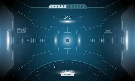 Vr Hud 디지털 미래형 인터페이스 사이버 펑크 화면 디자인 공상 과학 가상 현실 기술 보기 헤드 업 디스플레이 Gui