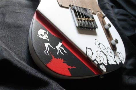Custon Shop Built 6 String Guitar Just In Time For Halloween On Mercari Custom Guitars
