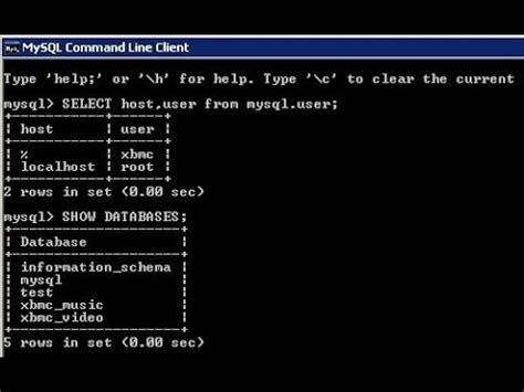 how to connect mysql using command line? - YouTube