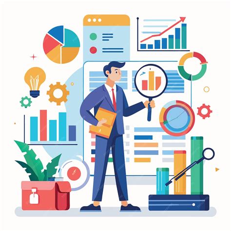 Premium Vector Analysis Report Research Result Chart And Diagram