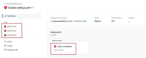 GitHub Eyewande NodeJS CI Sample
