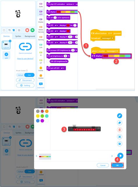 Enable A Device To Interact With A Sprite On Mblock 5 Makeblock Help