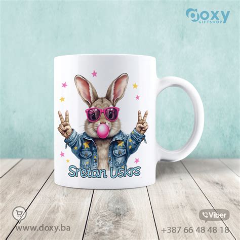 Srećan Vaskrs Uskrs Šolja Doxy Tshop