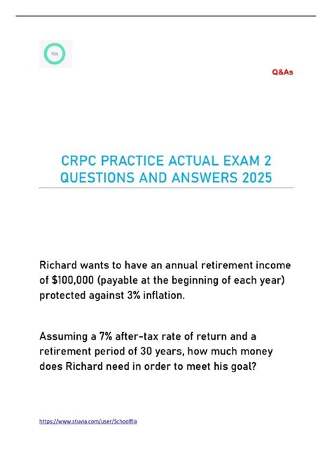 Crpc Practice Actual Exam 2 Questions And Answers 2025 Crpc Practice