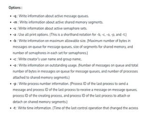 Linux And Inter Process Communication Details PPT