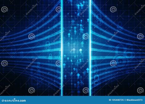 Digital Abstract Technology Background Binary Background Futuristic Background Cyberspace