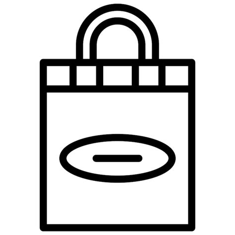 Premium Vector Shopping Bag Iocn Style
