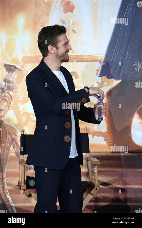 English Actor Daniel Jonathan Dan Stevens Attends A Press Conference For His New Movie Beauty