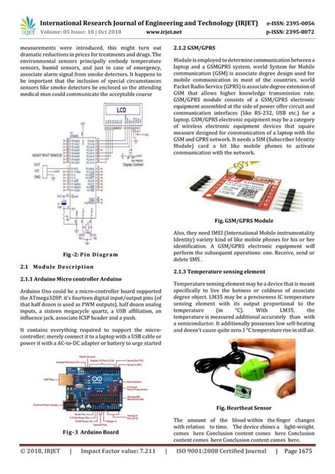 Irjet Health Monitoring System Using Arduino Pdf