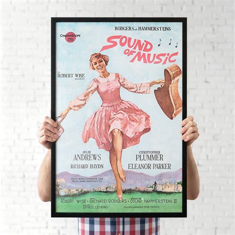 Vintage The Sound Of Music Poster Classic Film Wall Art Poster Prints