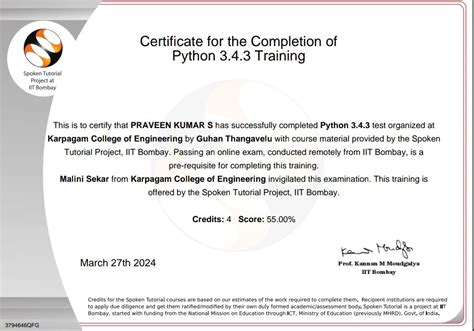 Praveen Kumar S On Linkedin I Participated In The Python 343 Quiz