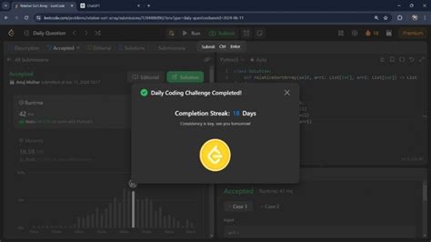 Anuj Mulhar On Linkedin 100daysleetcodechallenge Leetcode