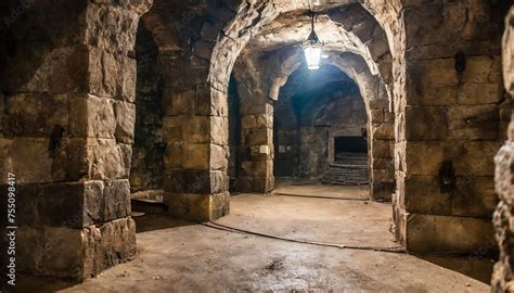 Underground Old Medieval Dungeon Jail Cells Fantasy Aventure Tabletop