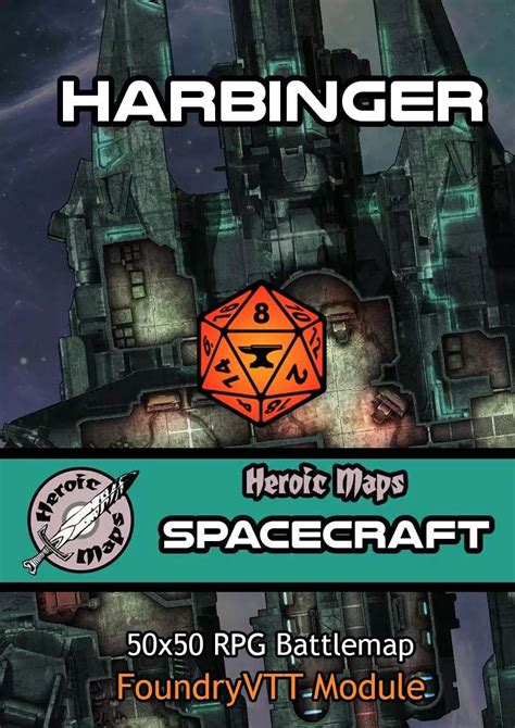 Heroic Maps Spacecraft Harbinger Foundry Vtt Module Heroic Maps Sci Fi Spacecraft