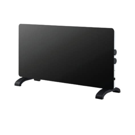 2kw Glass Convector Heater Black B Inishowen Co Op
