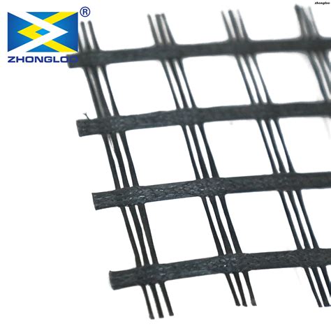 Glass Fiber Asphalt Geogrid High Tensile Fiberglass Geogrid Coated