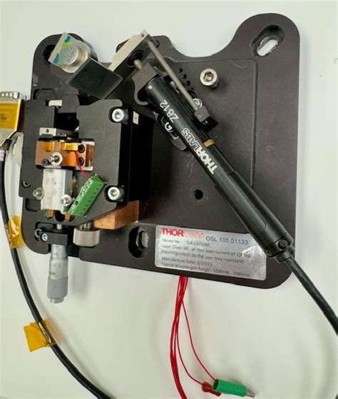 Thorlabs Tunable Laser Kit Tlk L 1050m Lasers Bmi Surplus Inc