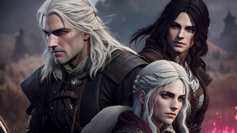 The Witcher Geralt De Rivia Ciri And Yennefer 35mm Lens Ultra