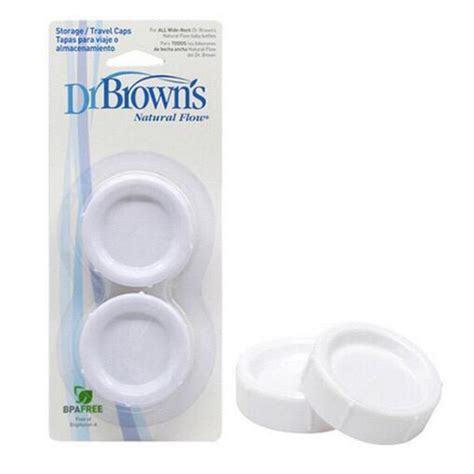 Dr Browns Bottle Storage Caps Wide Narrow X 2 Pcs