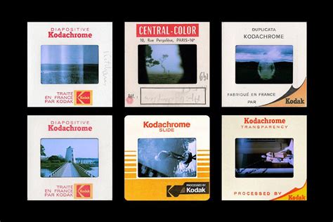 Kodachrome Projection Film Slides 20 Photoshop Templates 20