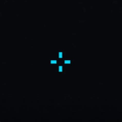 Simple Crosshair Blue Minecraft Texture Pack
