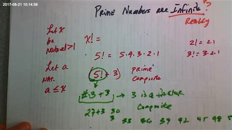 Prime Number Gaps And Why Primes Are Infinite Live In Class For