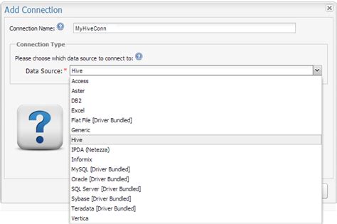 Configuring Connections Hadoop Hive Customer Support