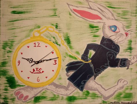 White Rabbit Clock By Boogieboylock On Deviantart