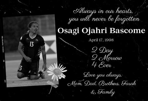 Osagi Bascome Obituary 2025 St Georges Bermuda The Royal Gazette