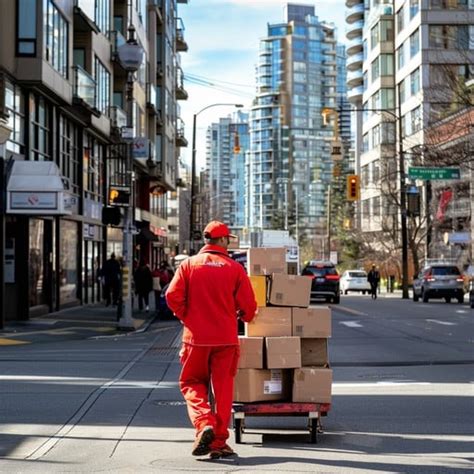 Free Delivery Worker Busy Image Delivery Man Parcels Download At