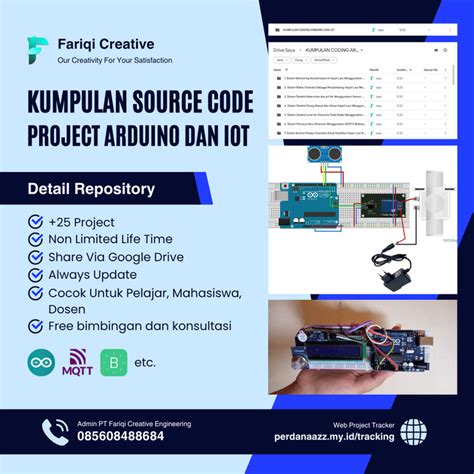 jual kumpulan source code project arduino dan iot always update