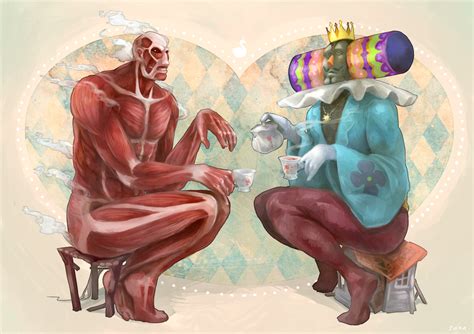 Alexiussana Colossal Titan King Of All Cosmos Titan Shingeki No Kyojin Katamari Damacy