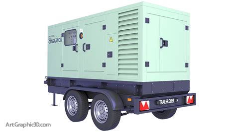 Generator Trailer 3d Model Download