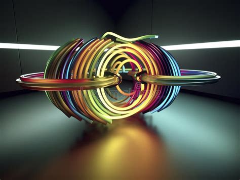 Explore AI Generated Art That Bends Light Color Blending Quantum Wave Tracing V Ray Tracing
