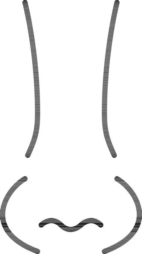 Nose Clip Art Black
